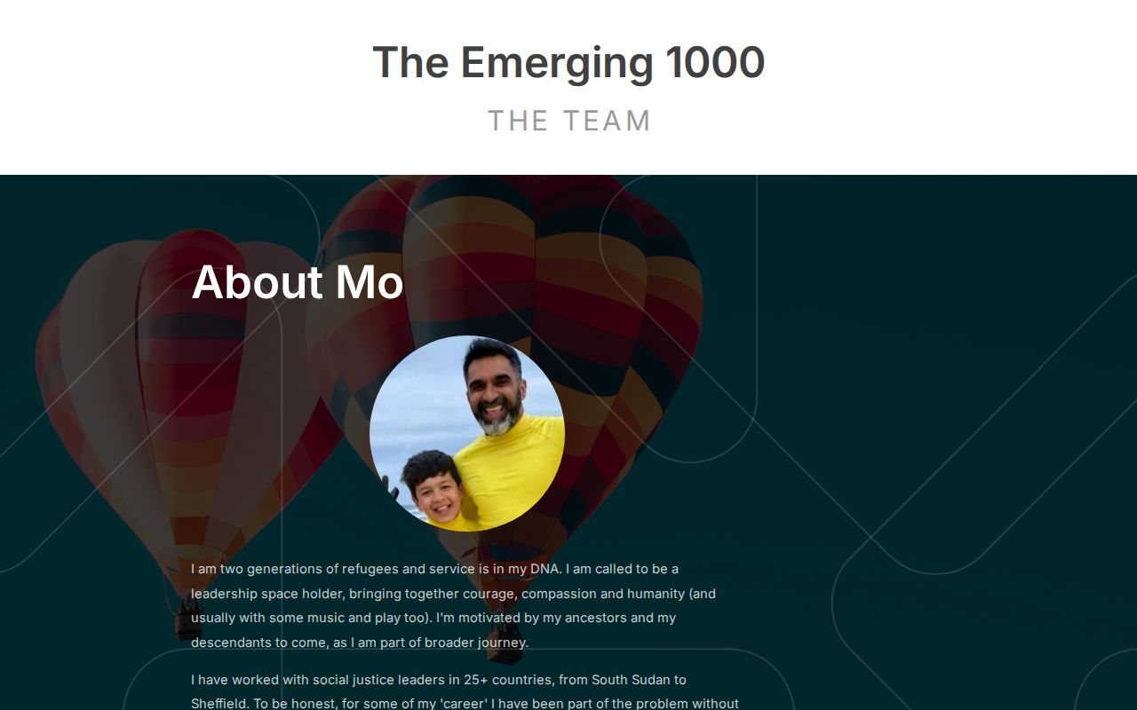 The Emerging 1000 Team